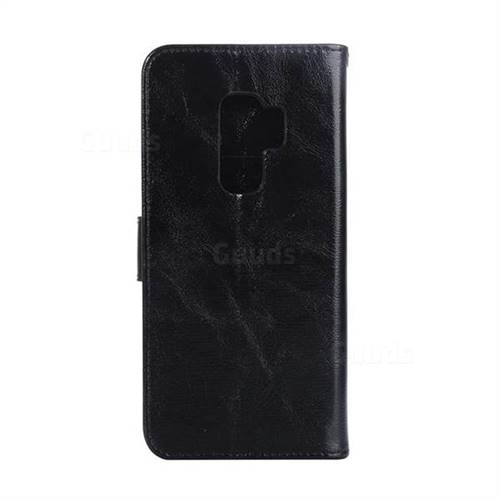 Luxury Retro Leather Wallet Case for Samsung Galaxy S9 Plus(S9 ...