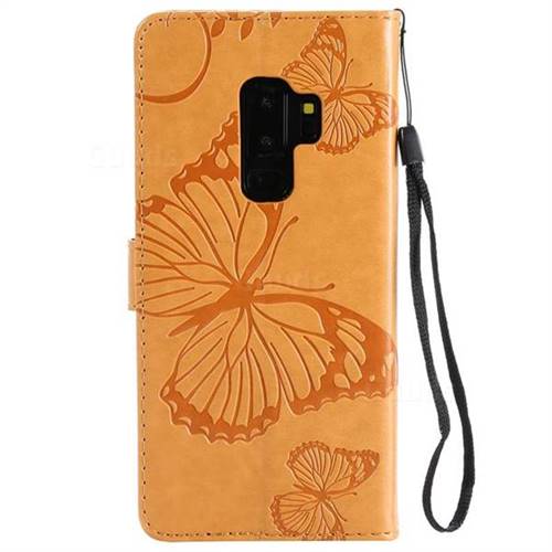 Embossing 3D Butterfly Leather Wallet Case for Samsung Galaxy S9 Plus ...