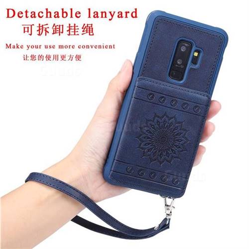 Luxury Embossing Sunflower Multifunction Leather Back Cover for Samsung ...