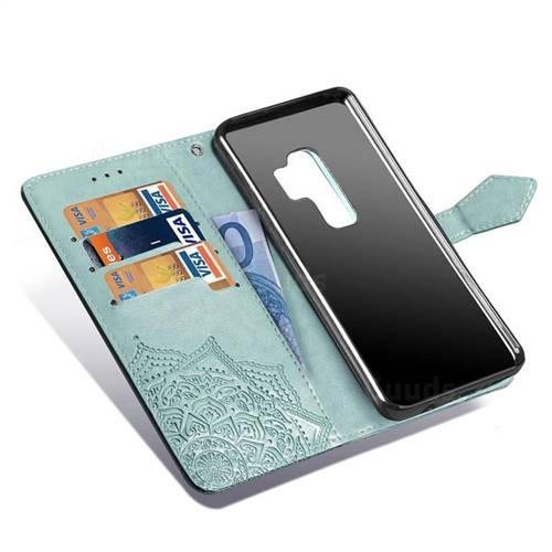 Embossing Imprint Mandala Flower Leather Wallet Case for Samsung Galaxy ...