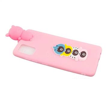 Expression Bear Soft 3D Climbing Doll Soft Case for Samsung Galaxy A51 ...