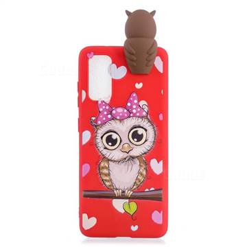 Bow Owl Soft 3D Climbing Doll Soft Case for Samsung Galaxy A51 5G ...