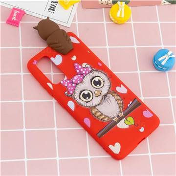 Bow Owl Soft 3D Climbing Doll Soft Case for Samsung Galaxy A51 5G ...