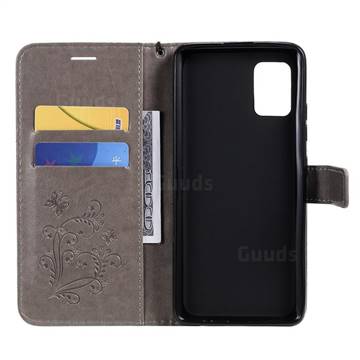 Embossing 3D Butterfly Leather Wallet Case for Samsung Galaxy A51 5G ...