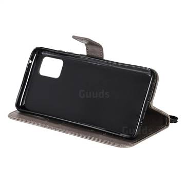 Embossing 3D Butterfly Leather Wallet Case for Samsung Galaxy A51 5G ...