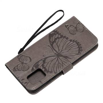 Embossing 3D Butterfly Leather Wallet Case for Samsung Galaxy A51 5G ...