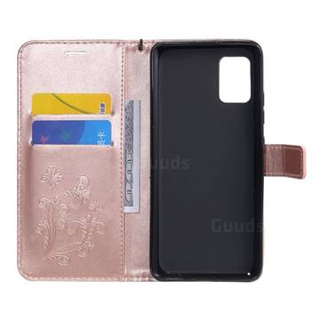 Embossing 3D Butterfly Leather Wallet Case for Samsung Galaxy A51 5G ...