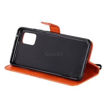 Embossing 3D Butterfly Leather Wallet Case for Samsung Galaxy A51 5G ...