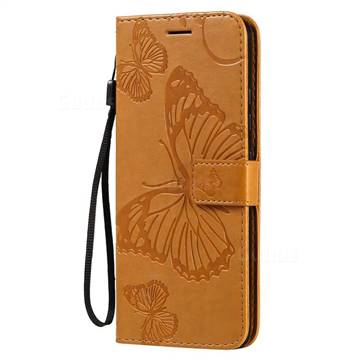 Embossing 3D Butterfly Leather Wallet Case for Samsung Galaxy A51 5G ...