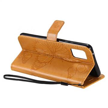 Embossing 3D Butterfly Leather Wallet Case for Samsung Galaxy A51 5G ...