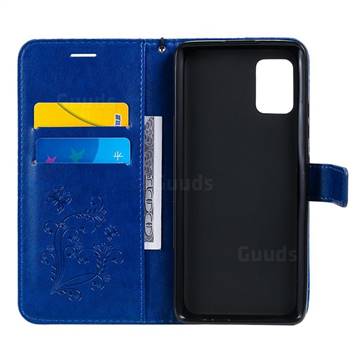 Embossing 3D Butterfly Leather Wallet Case for Samsung Galaxy A51 5G ...