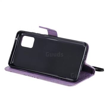 Embossing 3D Butterfly Leather Wallet Case for Samsung Galaxy A51 5G ...