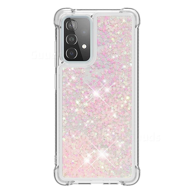 Dynamic Liquid Glitter Sand Quicksand TPU Case for Samsung Galaxy A52 (4G, 5G) - Silver Powder ...