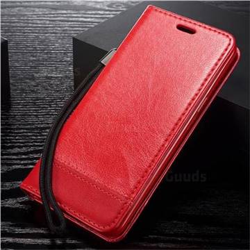 Magnetic Suck Stitching Slim Leather Wallet Case for Samsung Galaxy A7 ...