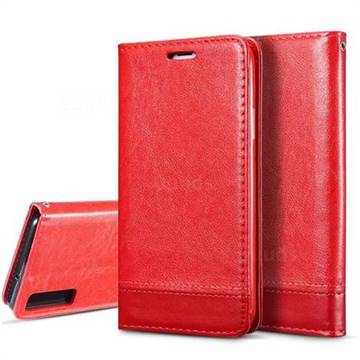 Magnetic Suck Stitching Slim Leather Wallet Case for Samsung Galaxy A7 ...