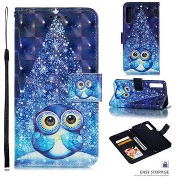 Stage Owl 3D Painted Leather Phone Wallet Case for Samsung Galaxy A7 ...