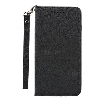 Ultra Slim Magnetic Automatic Suction Silk Lanyard Leather Flip Cover ...