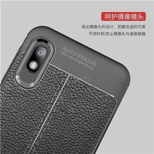 Luxury Auto Focus Litchi Texture Silicone TPU Back Cover for Samsung ...