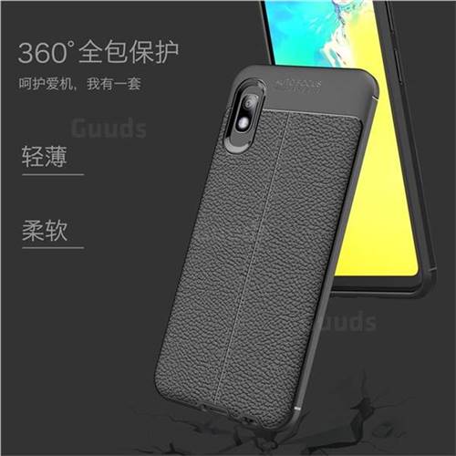 Luxury Auto Focus Litchi Texture Silicone TPU Back Cover for Samsung ...