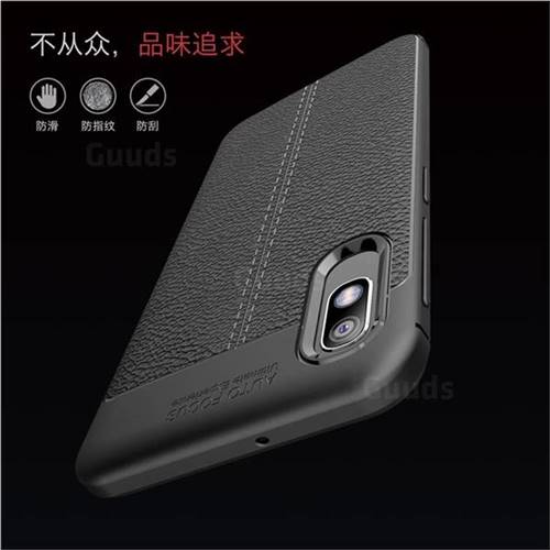 Luxury Auto Focus Litchi Texture Silicone TPU Back Cover for Samsung ...