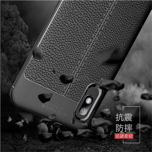 Luxury Auto Focus Litchi Texture Silicone TPU Back Cover for Samsung ...