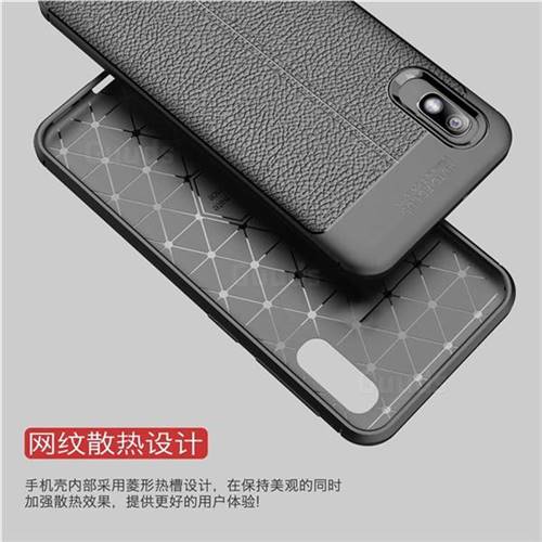 Luxury Auto Focus Litchi Texture Silicone TPU Back Cover for Samsung ...