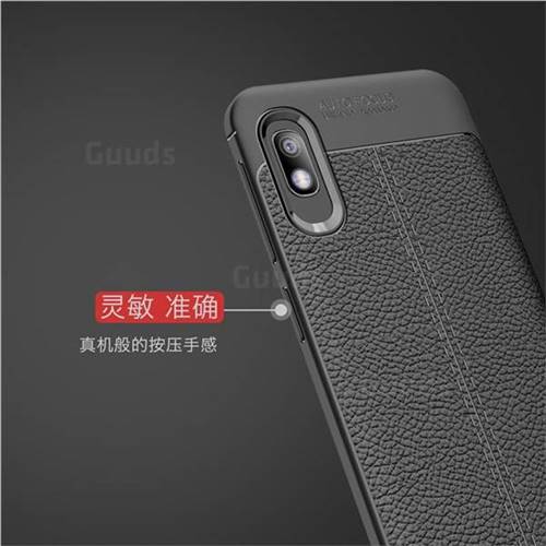 Luxury Auto Focus Litchi Texture Silicone TPU Back Cover for Samsung ...