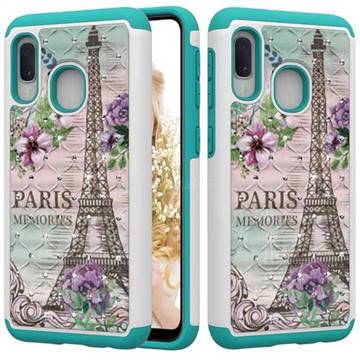 Fresh Tower Studded Rhinestone Bling Diamond Shock Absorbing Hybrid ...