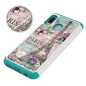 Fresh Tower Studded Rhinestone Bling Diamond Shock Absorbing Hybrid ...