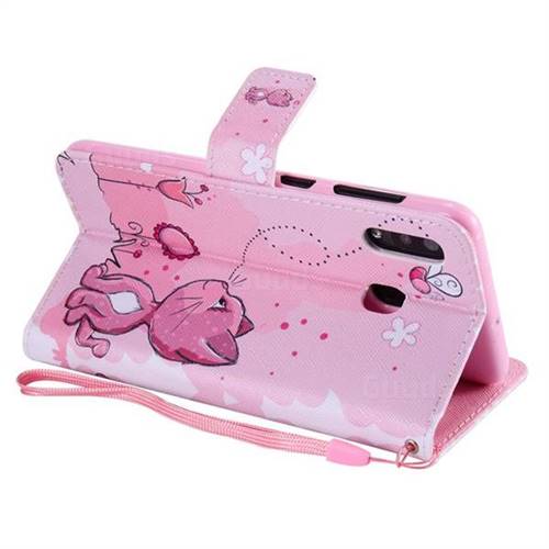 Cats and Bees PU Leather Wallet Case for Samsung Galaxy A20 - Galaxy ...