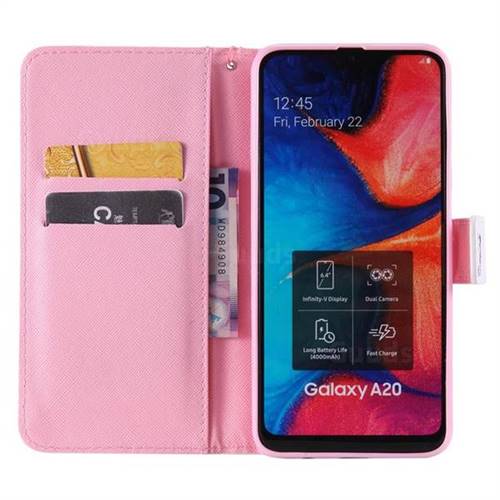 Cats and Bees PU Leather Wallet Case for Samsung Galaxy A20 - Galaxy ...