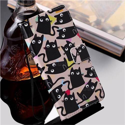 Cute Kitten Cat PU Leather Wallet Case for Samsung Galaxy A20 - Galaxy ...