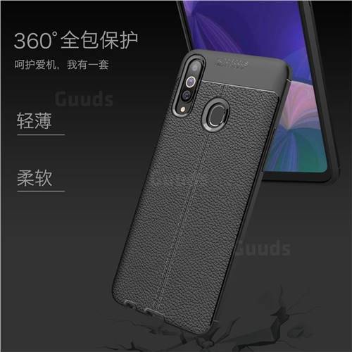 Luxury Auto Focus Litchi Texture Silicone TPU Back Cover for Samsung ...
