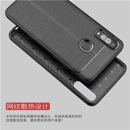 Luxury Auto Focus Litchi Texture Silicone TPU Back Cover for Samsung ...