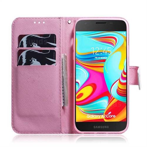 Magnolia Flower PU Leather Wallet Case for Samsung Galaxy A2 Core ...