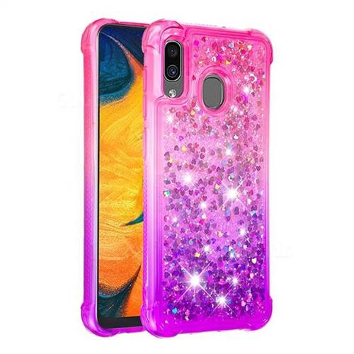 Rainbow Gradient Liquid Glitter Quicksand Sequins Phone Case for ...