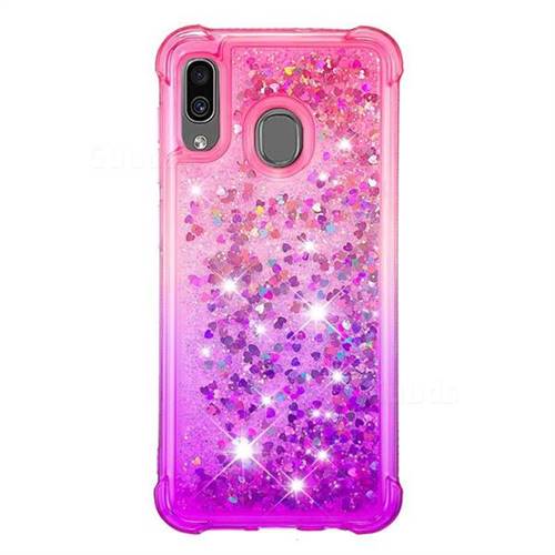Rainbow Gradient Liquid Glitter Quicksand Sequins Phone Case for ...