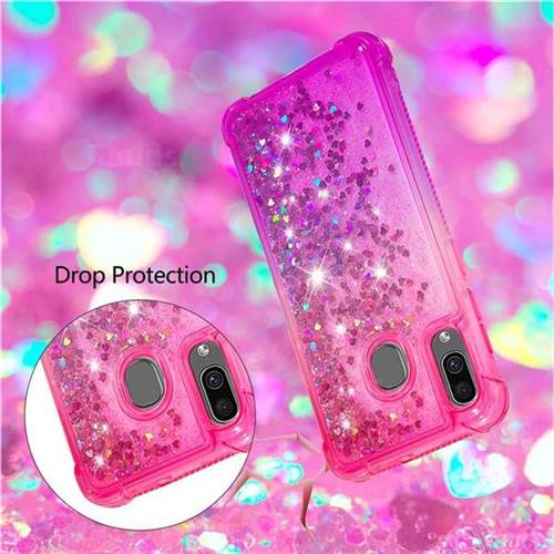 Rainbow Gradient Liquid Glitter Quicksand Sequins Phone Case for ...