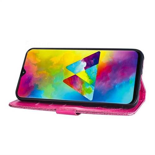 Glitter Shine Leather Zipper Wallet Phone Case for Samsung Galaxy A30 ...