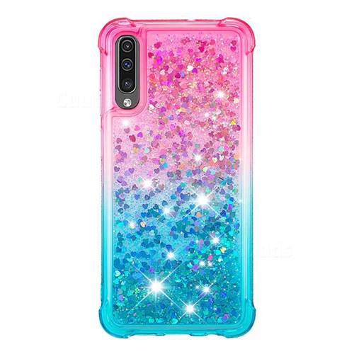 Rainbow Gradient Liquid Glitter Quicksand Sequins Phone Case for ...