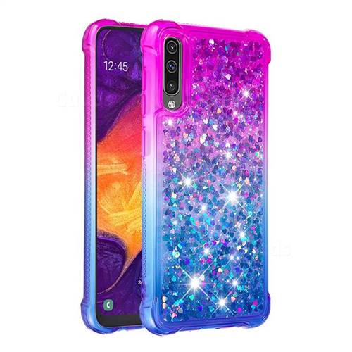 Rainbow Gradient Liquid Glitter Quicksand Sequins Phone Case for ...