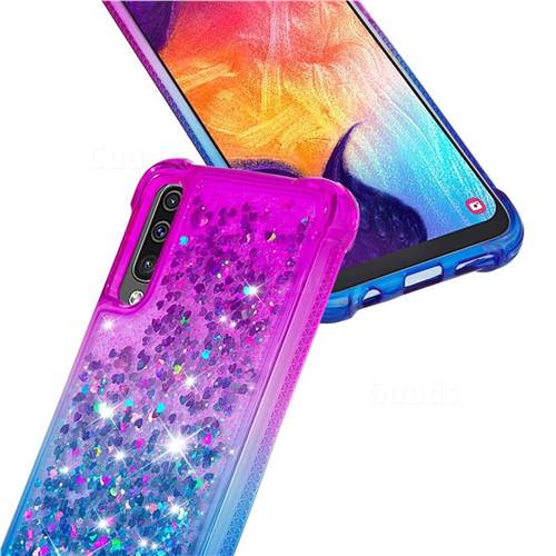 Rainbow Gradient Liquid Glitter Quicksand Sequins Phone Case for ...