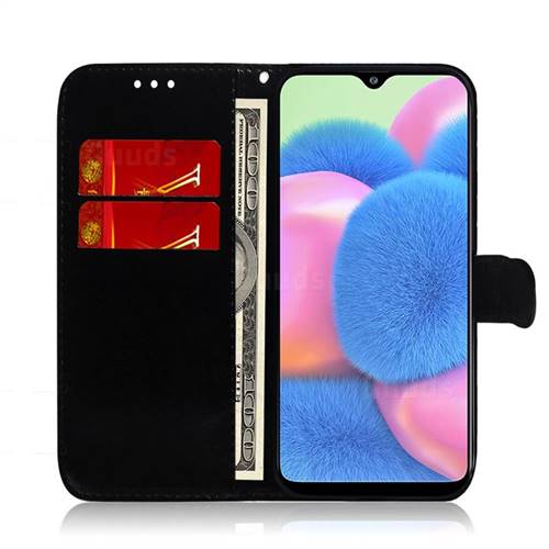 Laser Circle Shining Leather Wallet Phone Case for Samsung Galaxy A30s ...