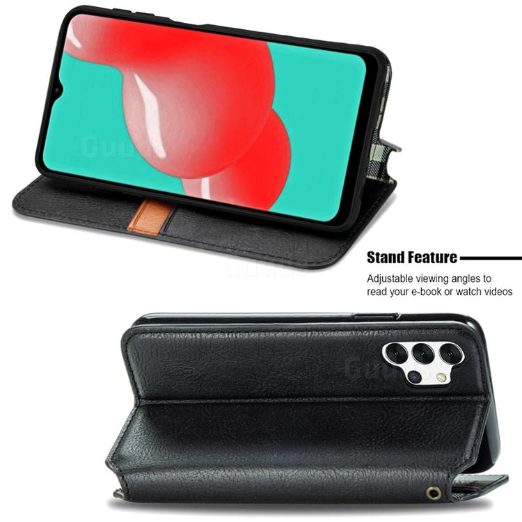 Ultra Slim Fashion Business Card Magnetic Automatic Suction Leather ...