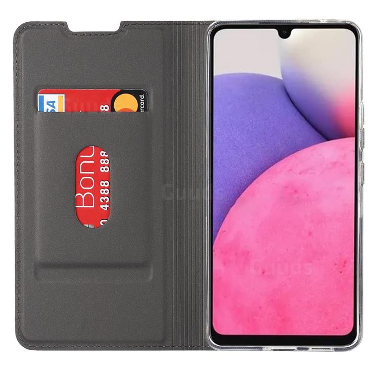 Ultra Slim Card Magnetic Automatic Suction Leather Wallet Case for ...