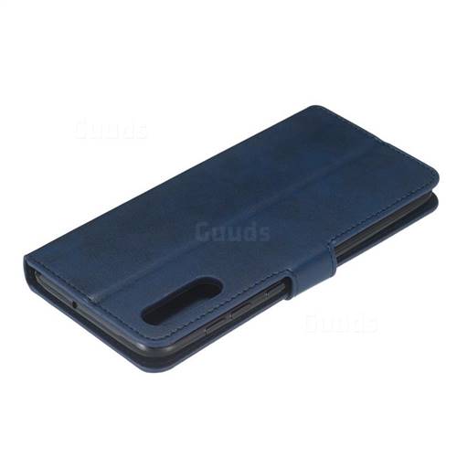 Retro Calf Matte Leather Wallet Phone Case for Samsung Galaxy A50 ...