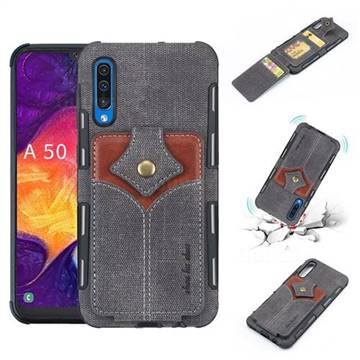 Maple Pattern Canvas Multi-function Leather Phone Back Cover for ...