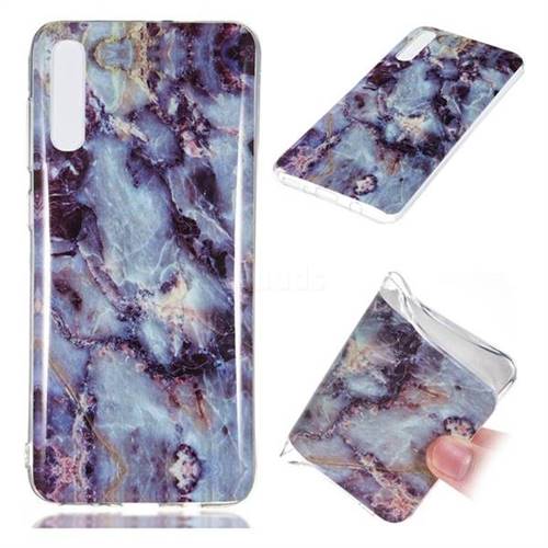 Rock Blue Soft TPU Marble Pattern Case for Samsung Galaxy A70 - Galaxy ...