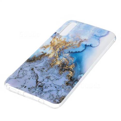 Sea Blue Soft TPU Marble Pattern Case for Samsung Galaxy A70 - Galaxy ...