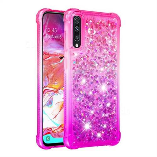 Rainbow Gradient Liquid Glitter Quicksand Sequins Phone Case for ...
